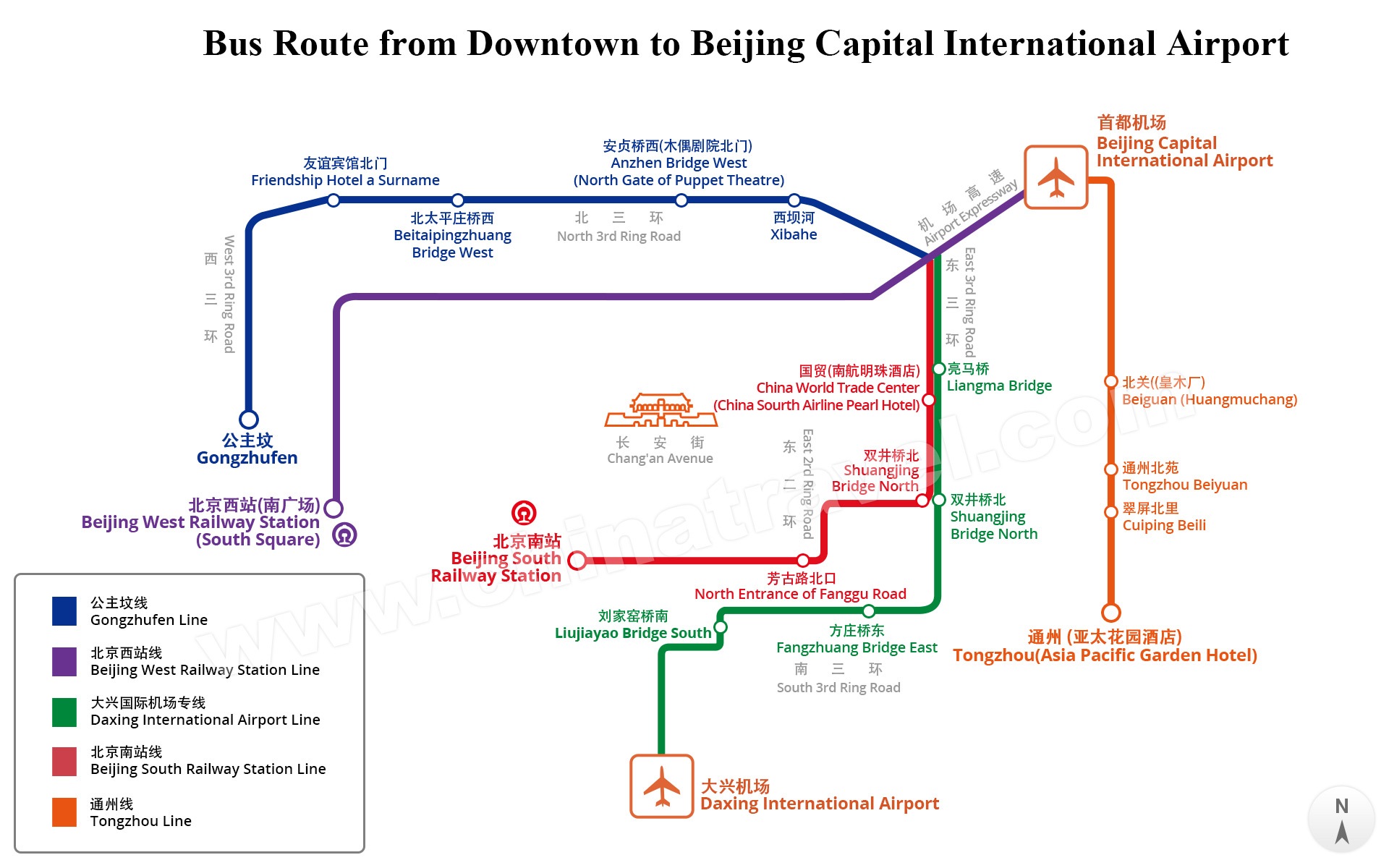 Beijing Capital International Airport (PEK), Location, Map, visa-free ...