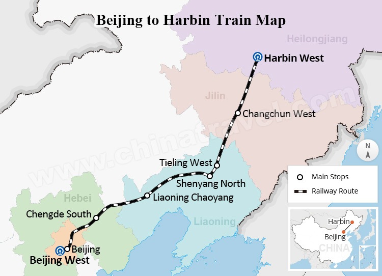 Beijing to Harbin Train - Times, Ticket Prices