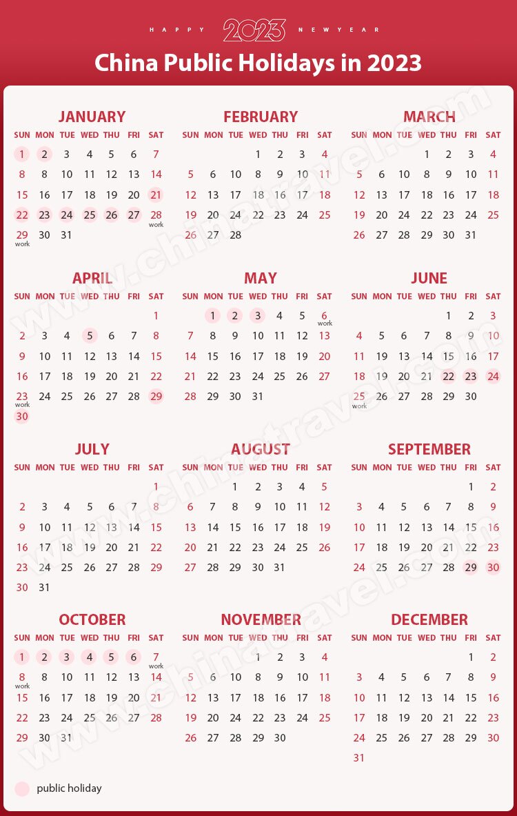 China Public Holidays 2023, Dates, Top Holidays