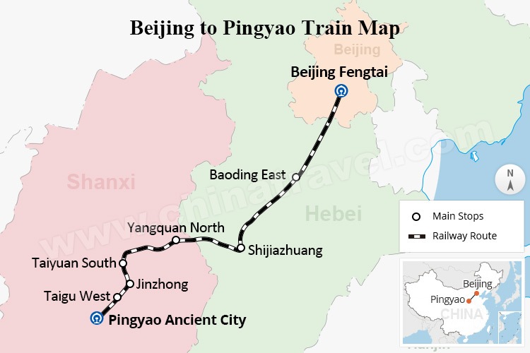 Beijing to Pingyao Train - Ticket Prices,Times
