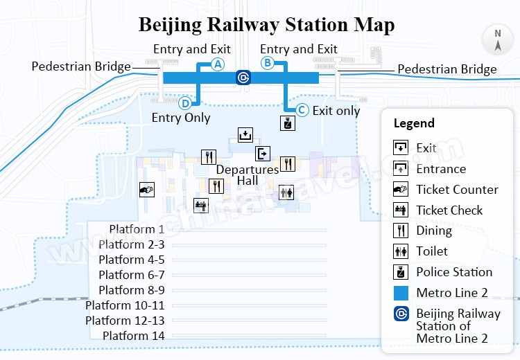 Beijing Railway Station, Facts, Map, Transportation, History