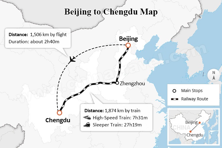 Beijing to Chengdu: Flight Time and Train Time from Beijing to Chengdu