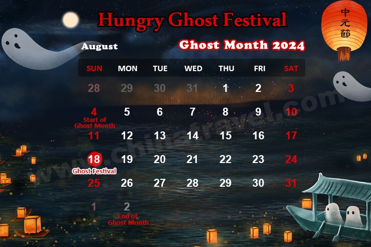 Hungry Ghost Festival (Ghost Month 2025) - August 23 to September 21