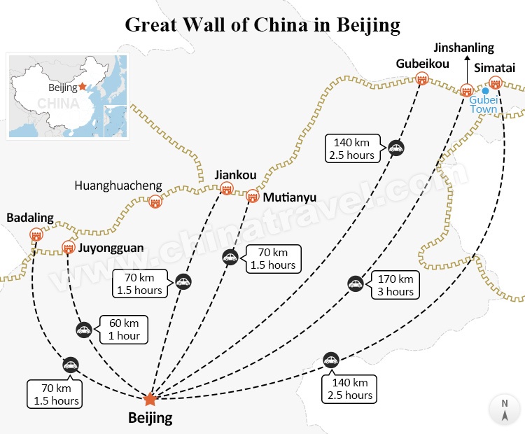 Beijing Maps -Tourist Attractions and Transportation Map