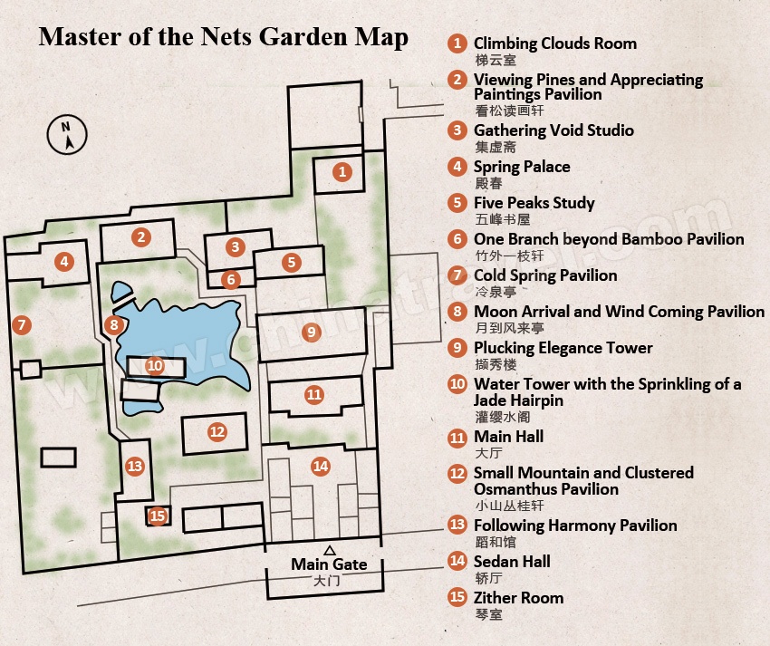 Master of Nets Garden - a masterwork of ancient gardens in China